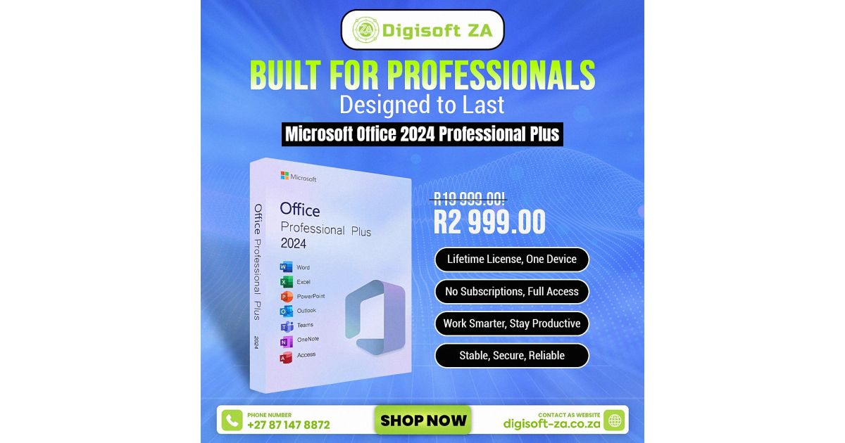 Microsoft Office 2024 Professional – Windows | Sell-SA