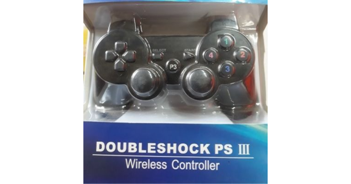 Ps3 Double Shock Wireless Controller Black | Sell-SA