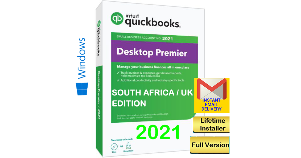 QuickBooks Desktop Premier 2021 UK/SA Edition | Sell-SA
