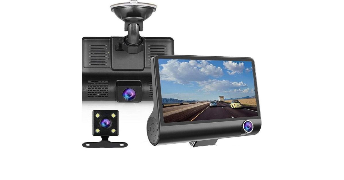 WDR3 dash camera with 3 camera's full HD | Sell-SA